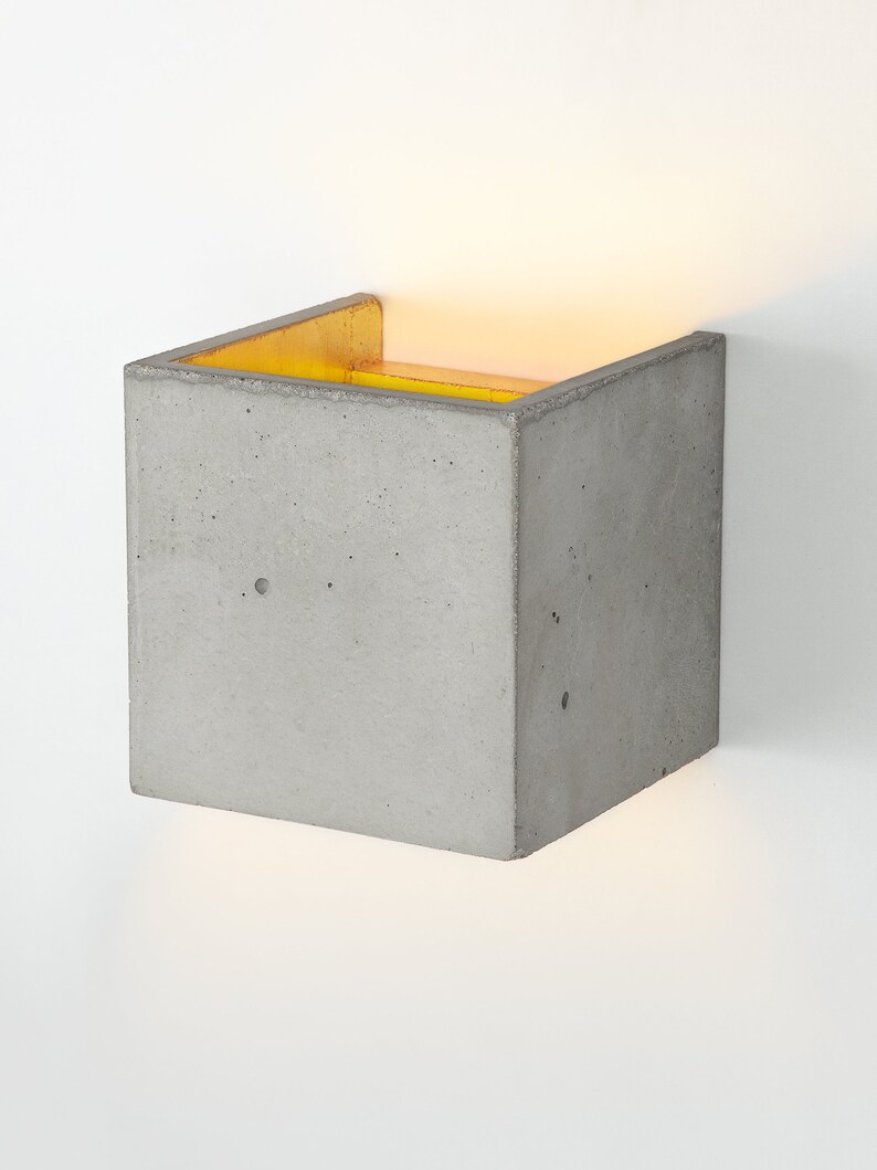 Concrete Wall Light B3 Large | Etsy