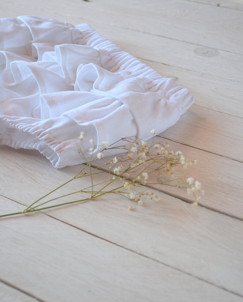 Linen Bloomers Baby Ruffle Bloomers | Etsy
