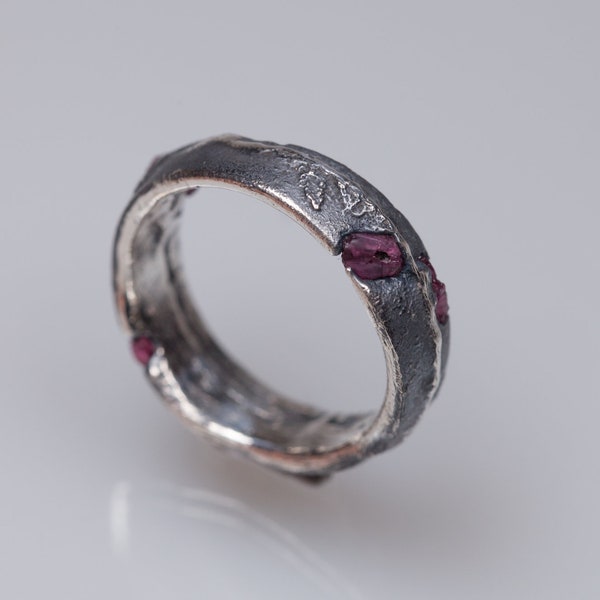 Cast Silver Ring - Etsy