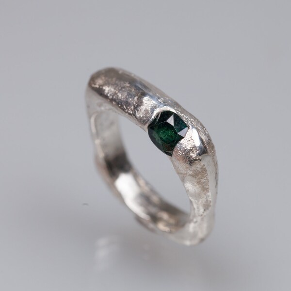 Cast Silver Ring - Etsy