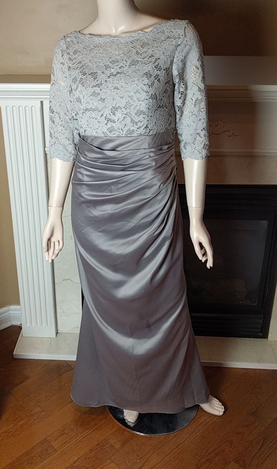 Grey Mother of the Bride Dress Grey Mother of the Groom - Etsy UK