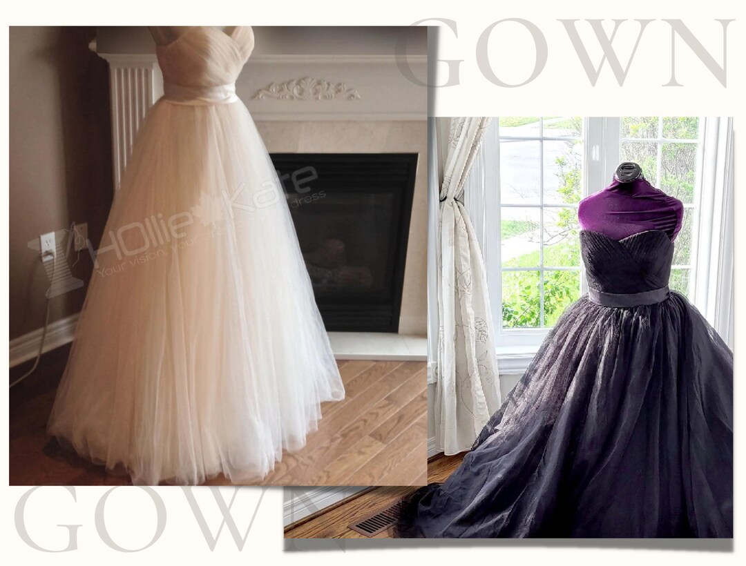 Champagne Wedding Dress, Champagne Tulle Gown, Tulle Wedding Dress ...