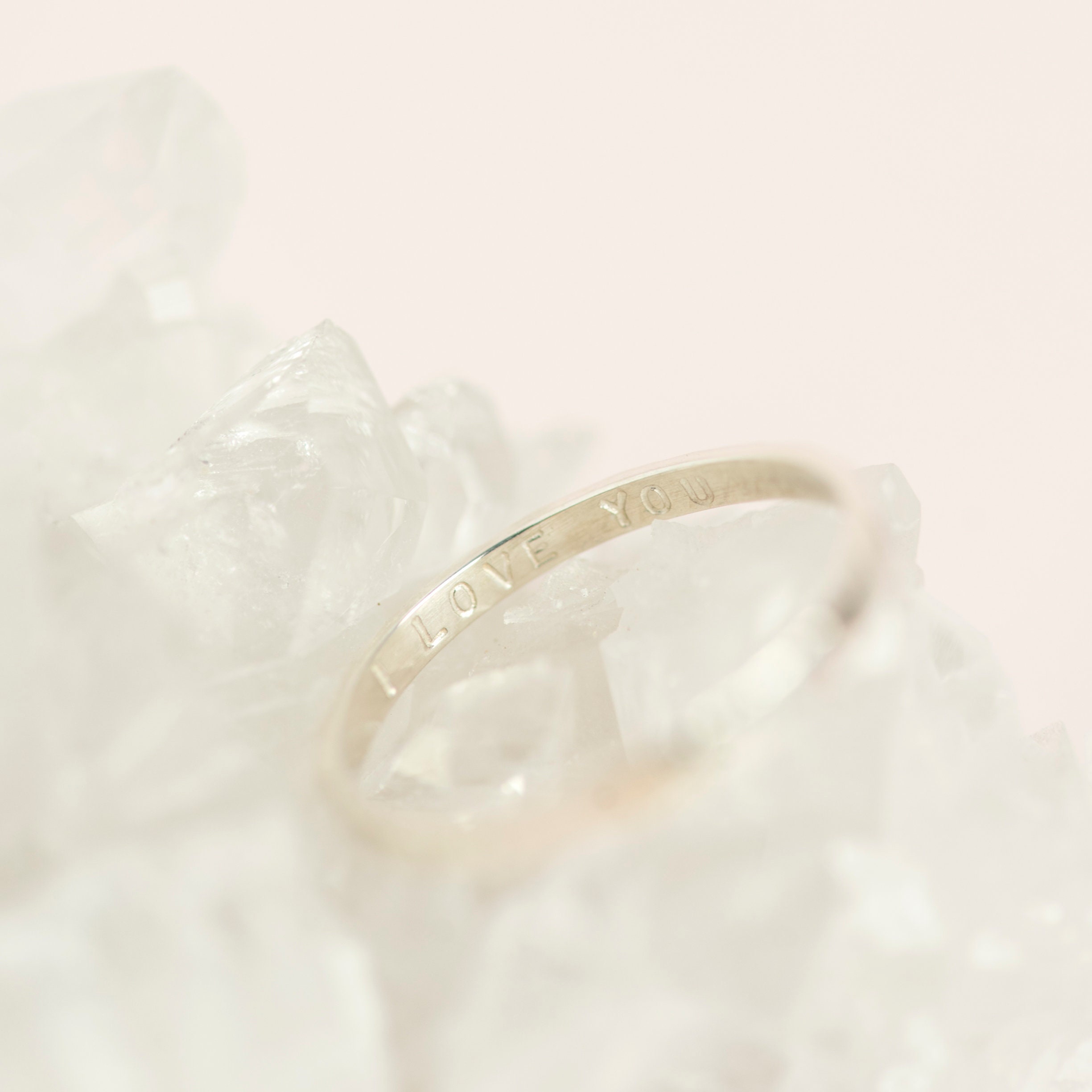 Sterling Silver Personalised Ring Simple Silver Ring Silver - Etsy UK