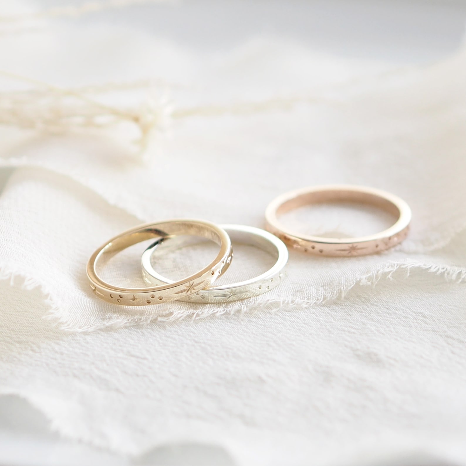 Star Engraved Ring Celestial Gold Ring Starry Ring Band - Etsy Canada