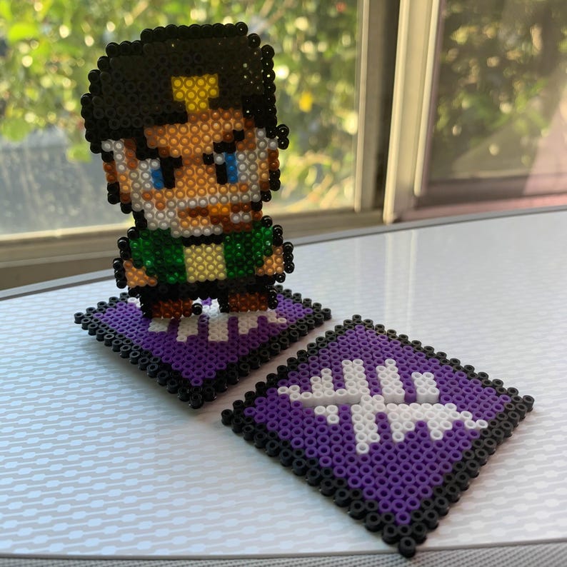 DBD Inspired Killer Chibi Perler Keychains, Magnets, Ornaments, Charms ...