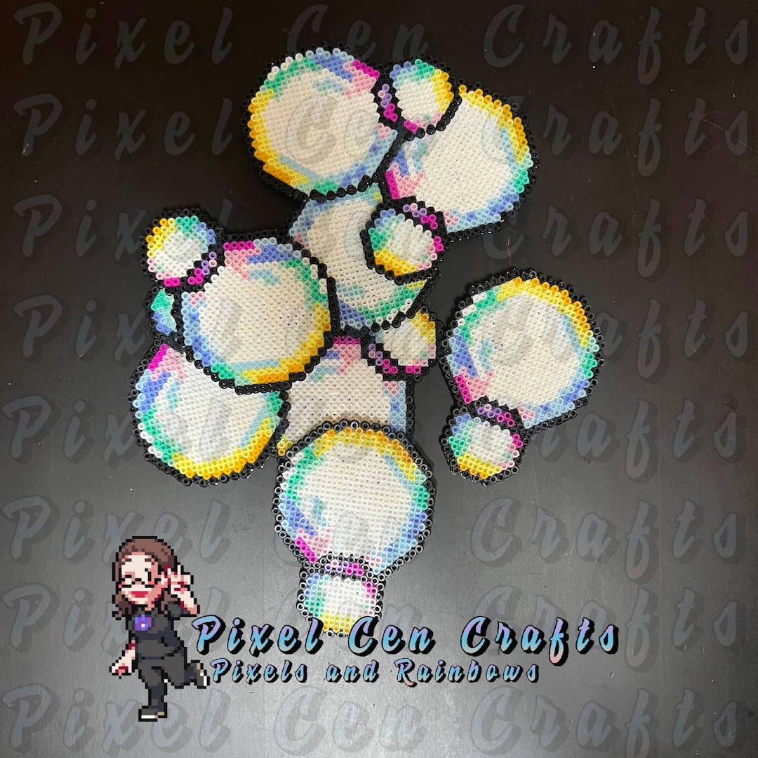 Bubble Perler Bead Hair Clips - Etsy
