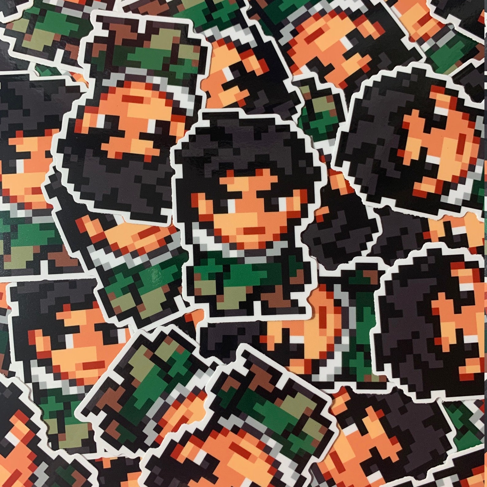 DBD Inspired Survivor Pixel Chibi Stickers - Etsy