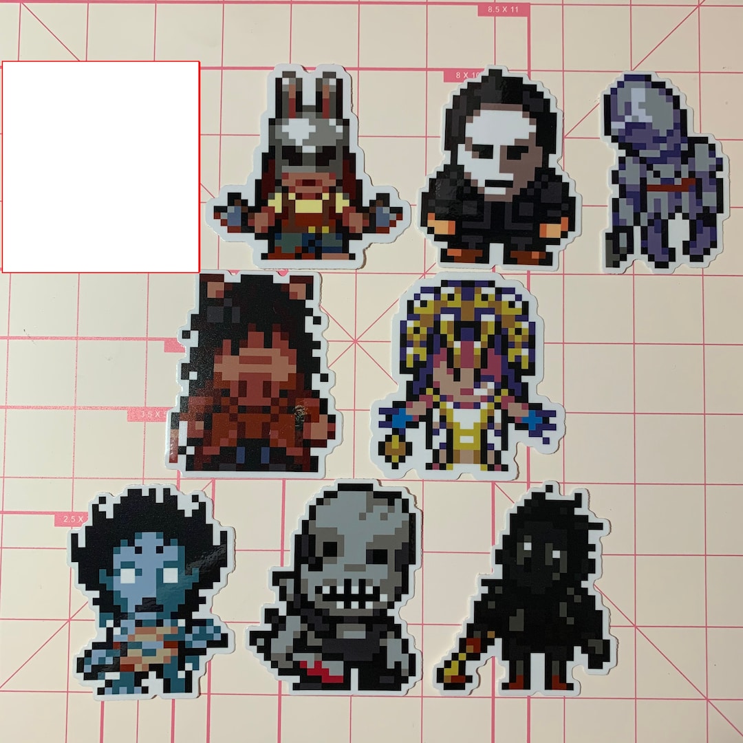DBD Inspired Killer Pixel Chibi Stickers - Etsy