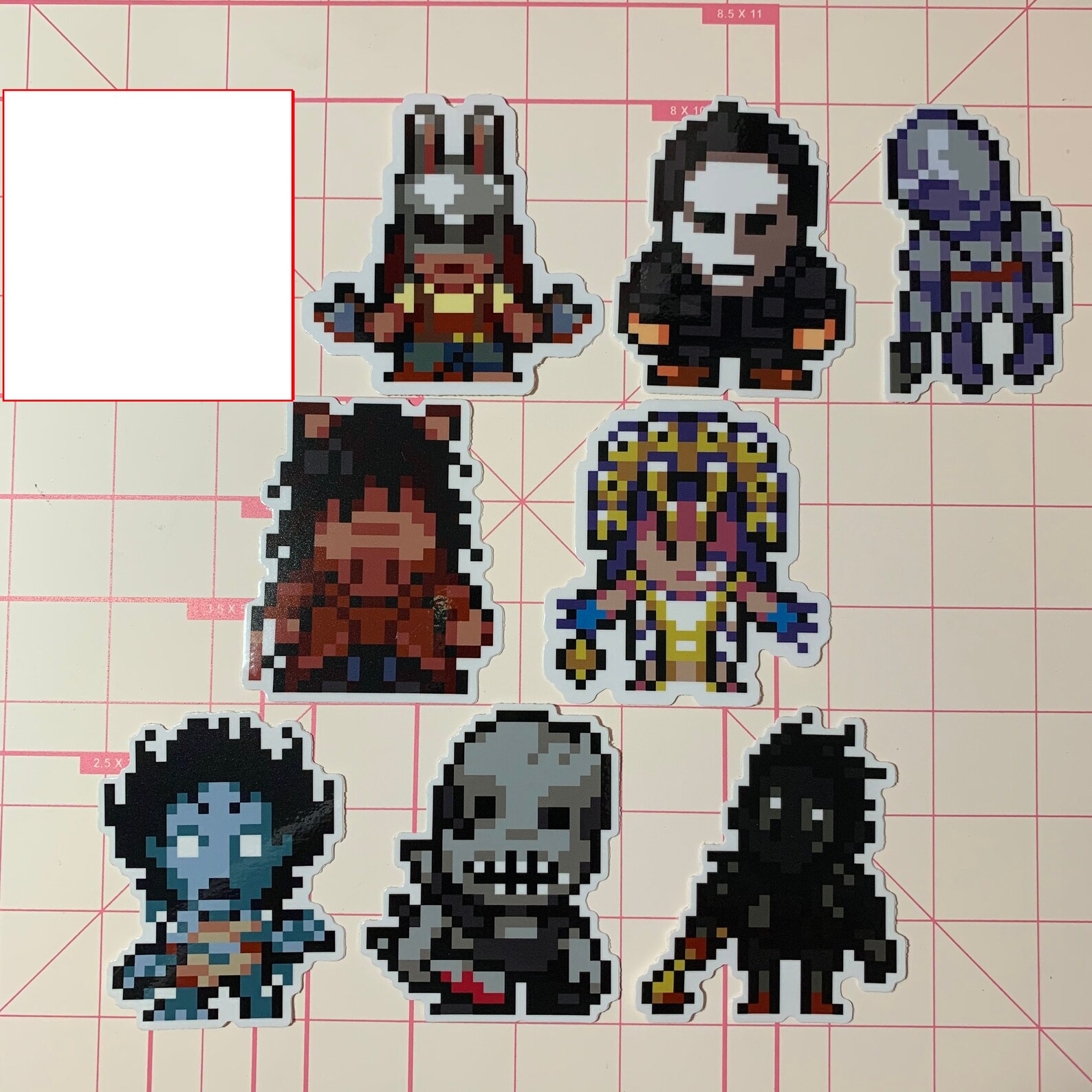 DBD Inspired Killer Pixel Chibi Stickers | Etsy