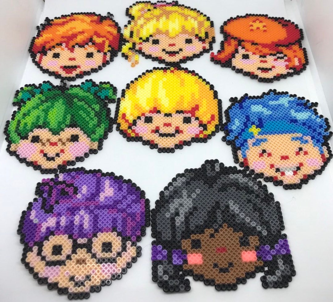 Rainbow Brite Inspired Character Sprites keychains/magnets/ornaments ...