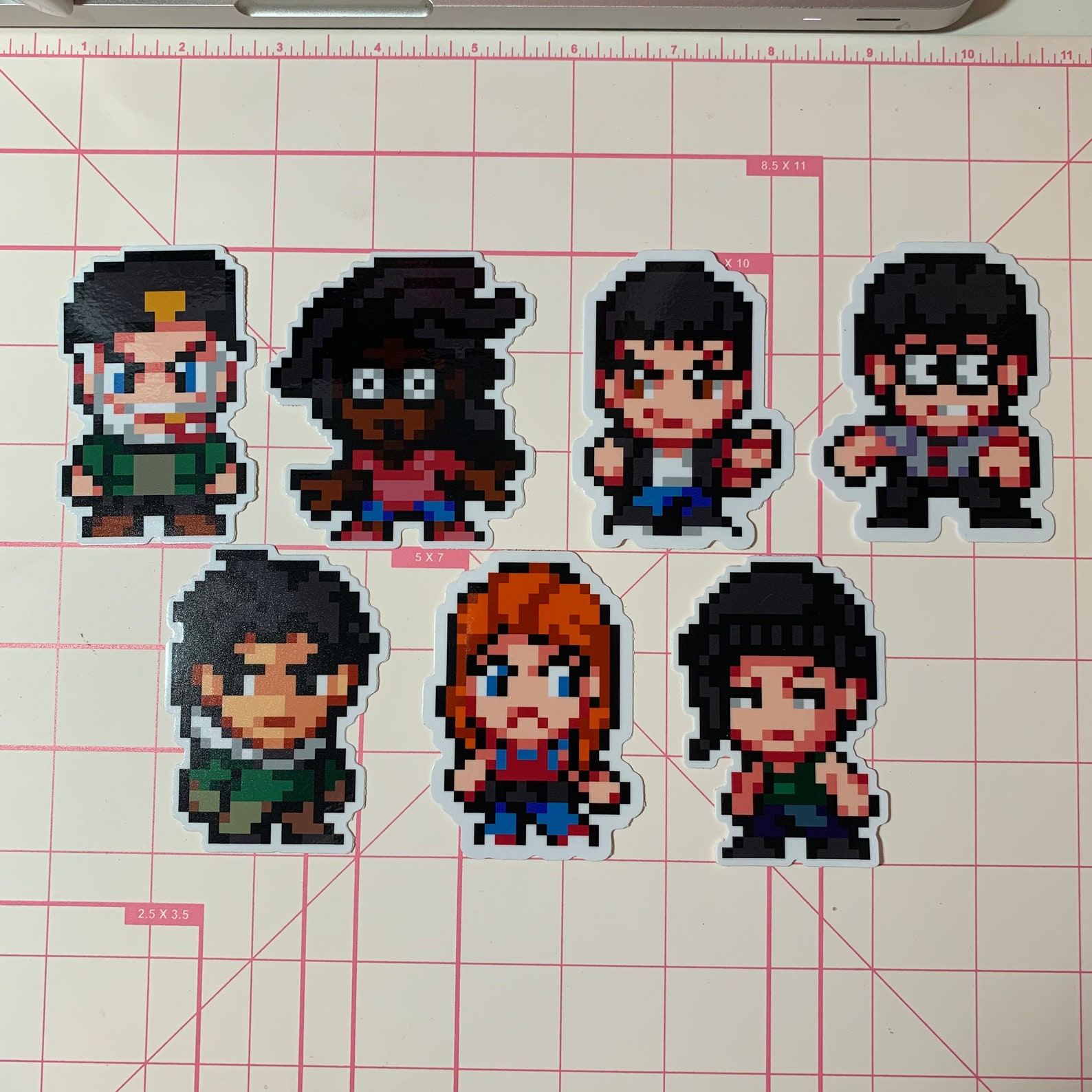 DBD Inspired Survivor Pixel Chibi Stickers - Etsy