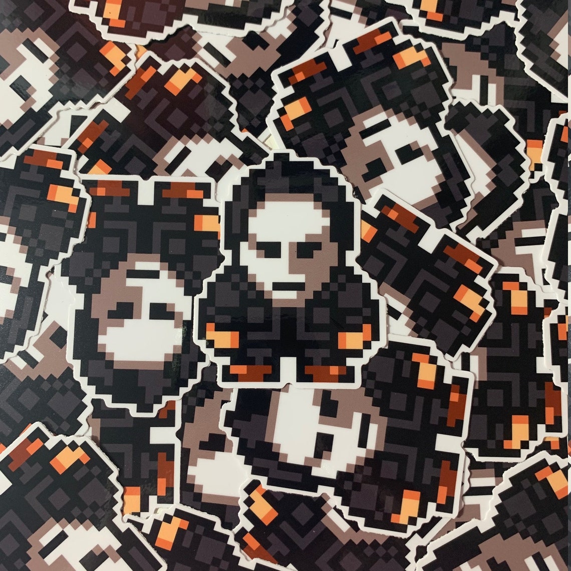 DBD Inspired Killer Pixel Chibi Stickers | Etsy