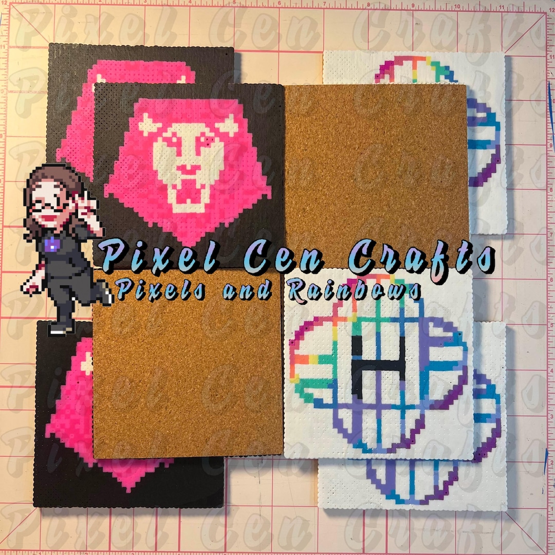 K-pop Demon Hunter Perler Bead Coasters - Etsy