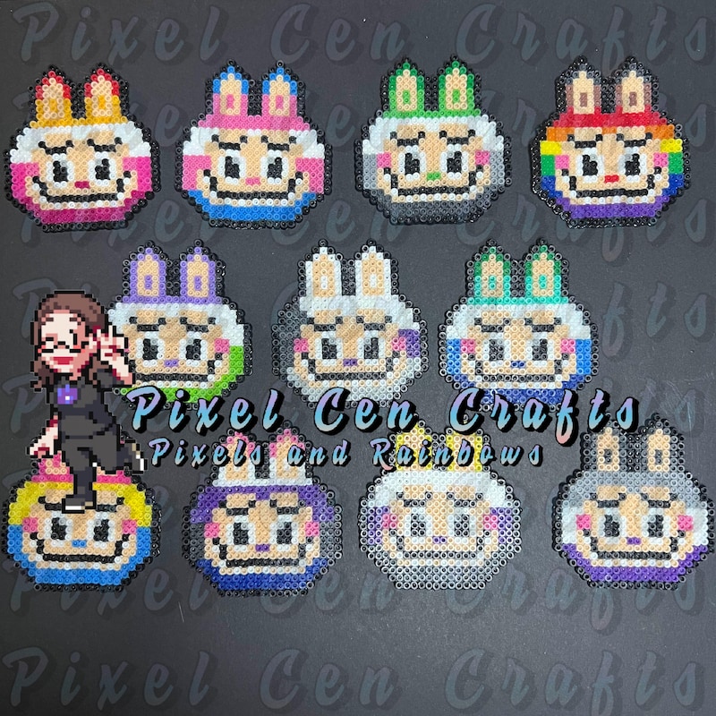Labubu Pixel Art - Etsy