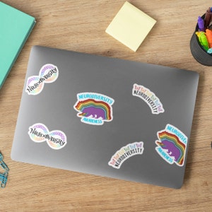 Neurodiversity Sticker, Neurodiverse ADHD Autism Autistic Teacher ...
