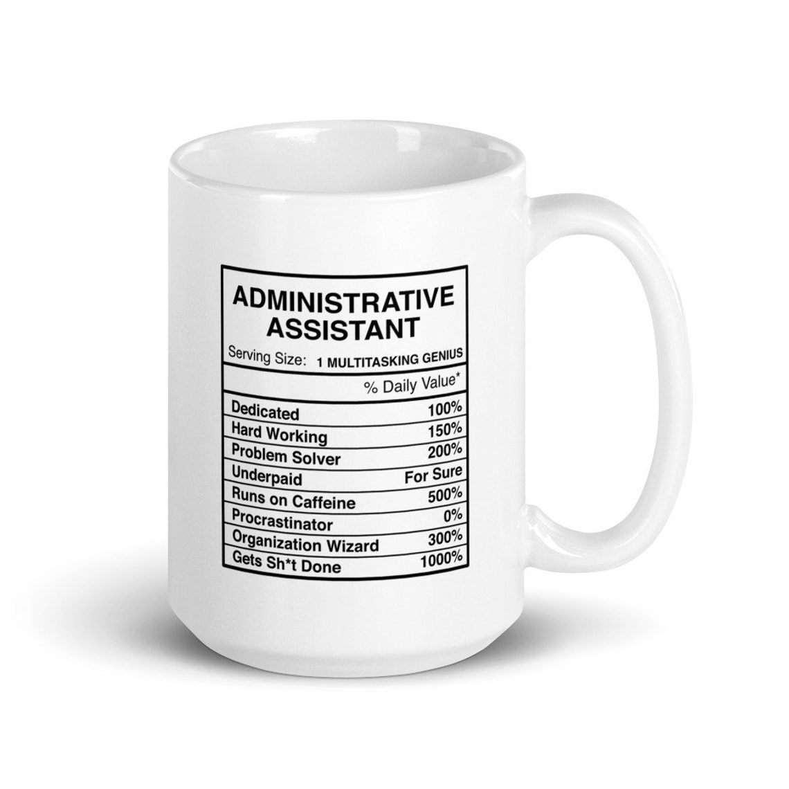 Funny Administrative Professional Day Gift Administrative Assistant Mug ...
