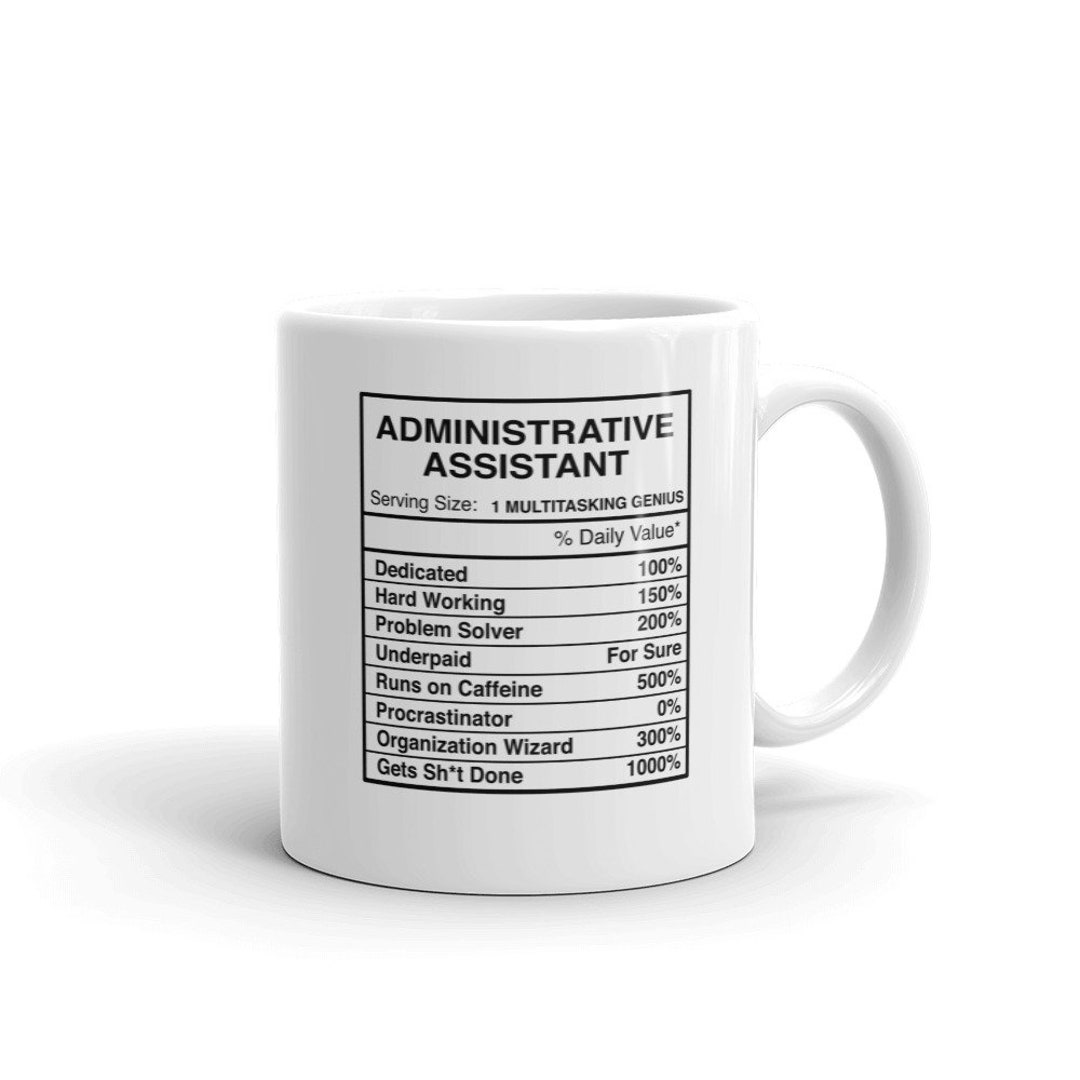 Funny Administrative Professional Day Gift Administrative Assistant Mug ...