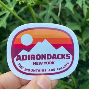 Adirondack Sticker Adventure Adirondack NY Sticker Travel Sticker ...