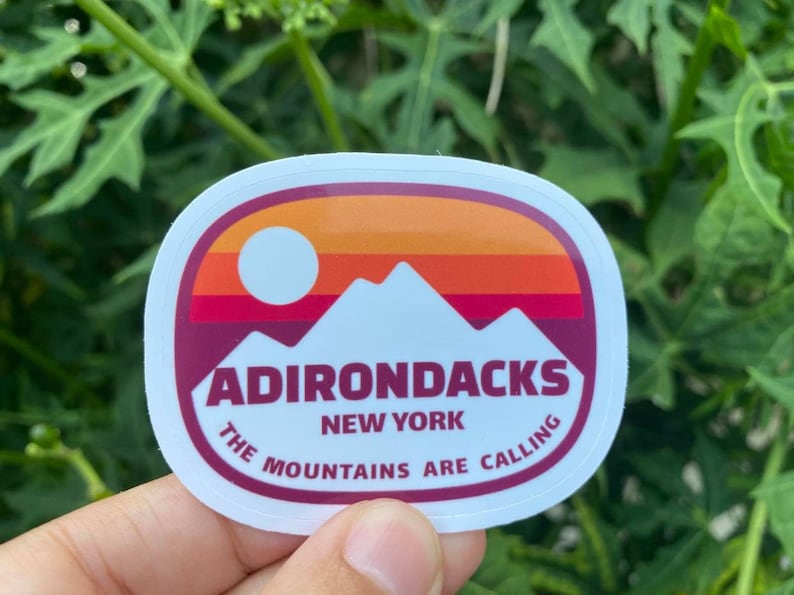 Adirondack Sticker Adventure Adirondack NY Sticker Travel Sticker ...