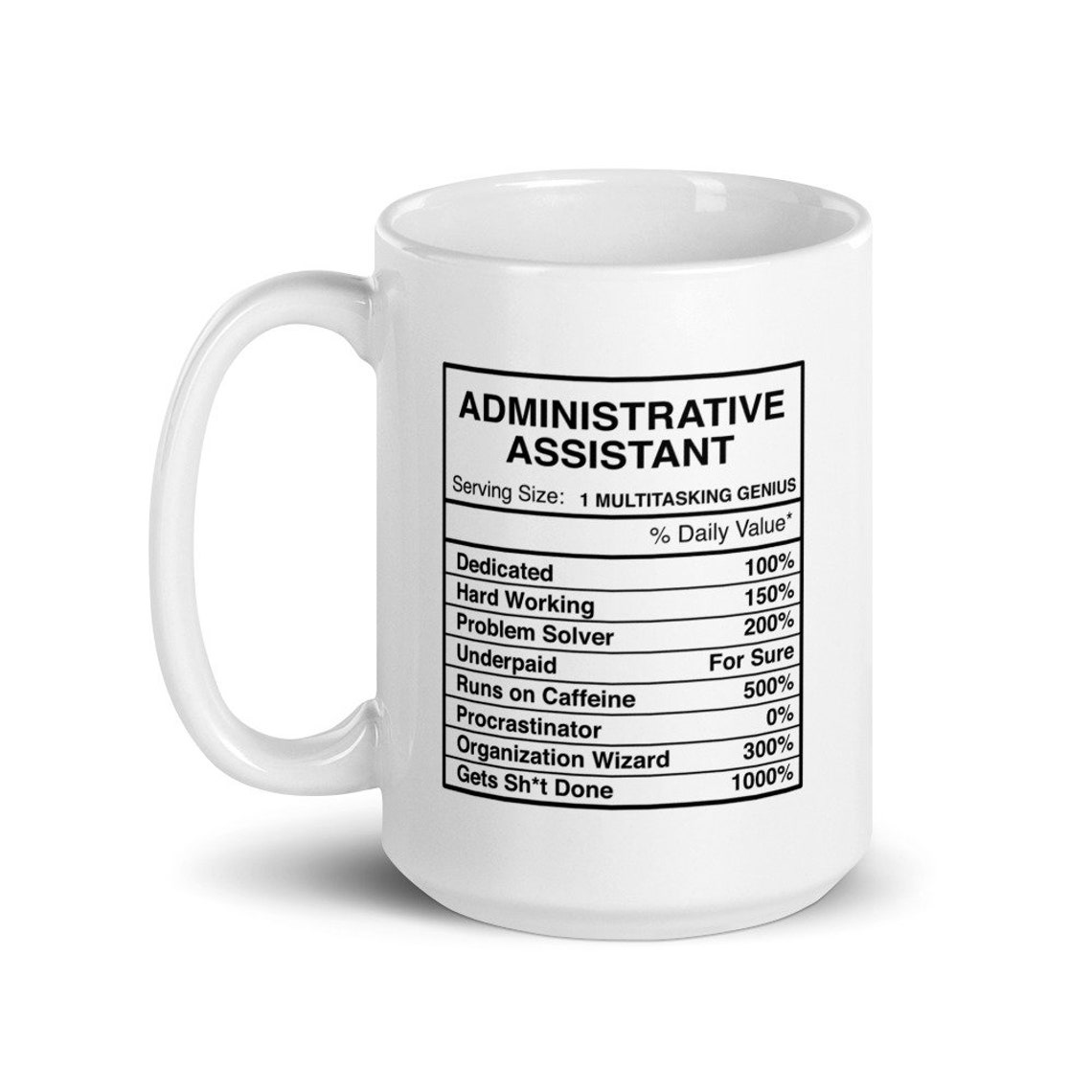 Funny Administrative Professional Day Gift Administrative Assistant Mug ...