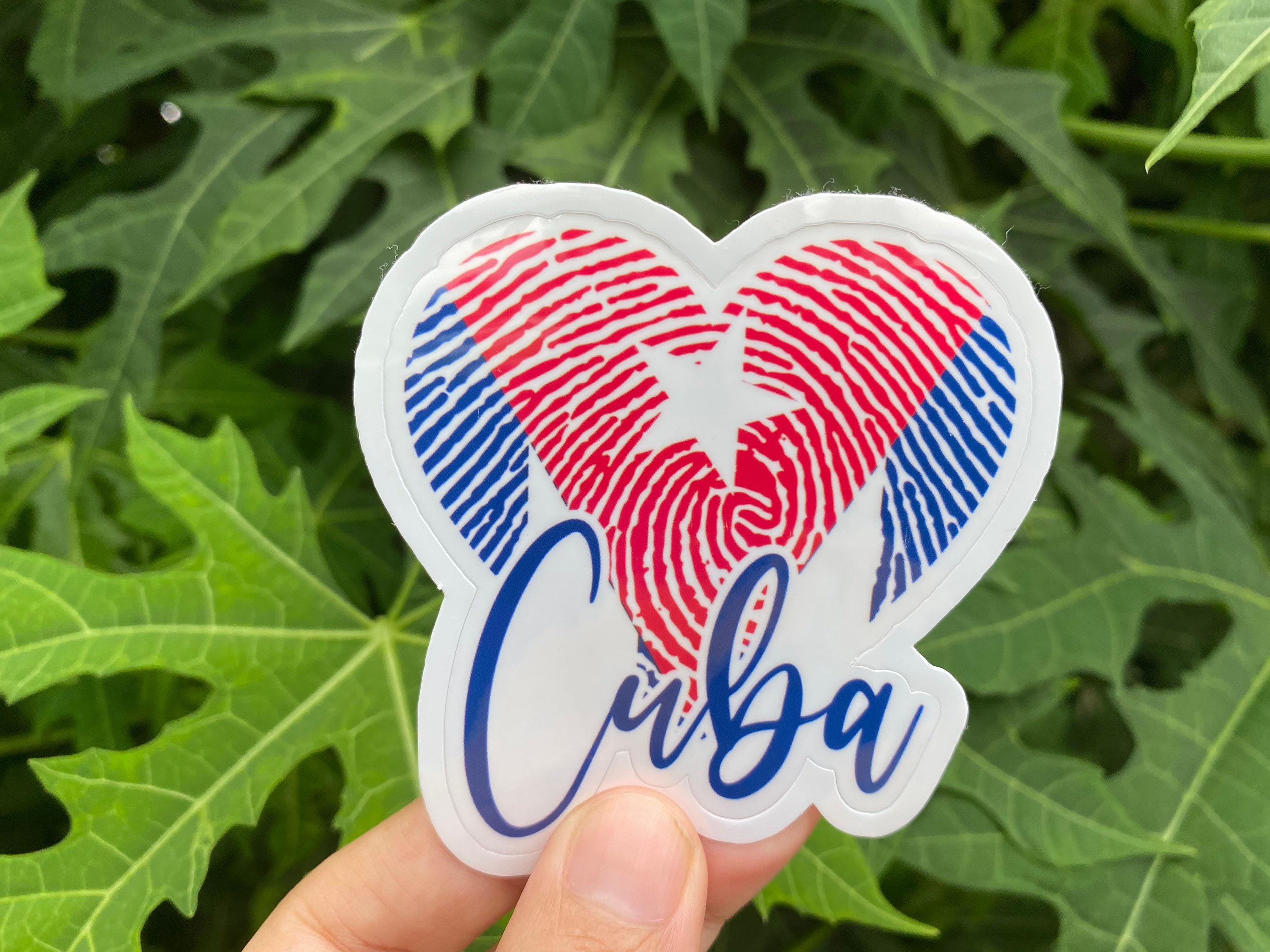 Patria Y Vida Cuba Stickers Cuba Flag Sticker Cuba Heart | Etsy