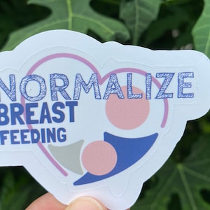 Breastfeeding Sticker for Nursing Moms, Breastfeeding Mom ...
