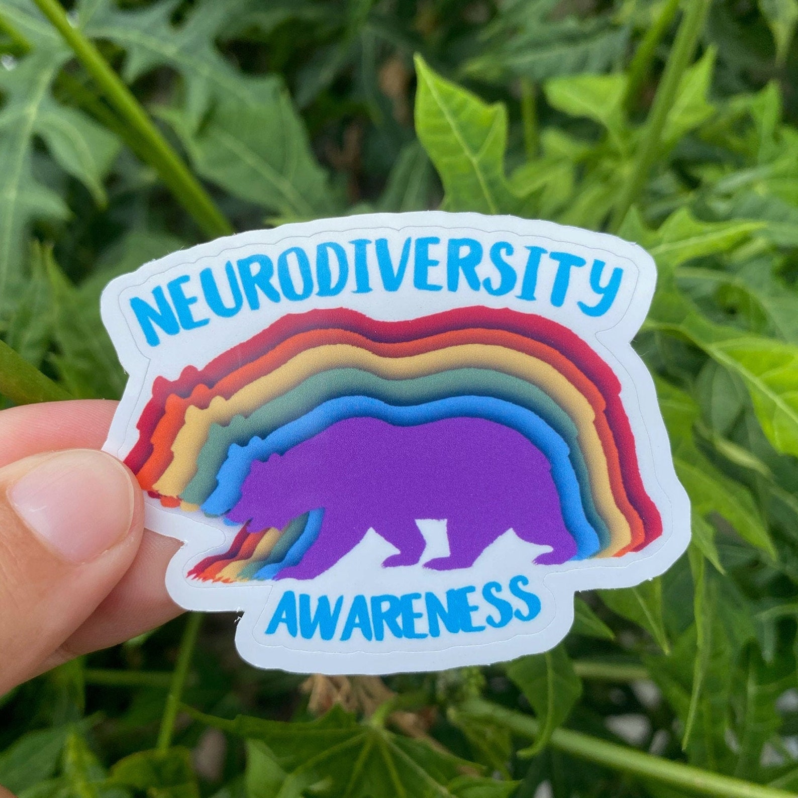 Neurodiversity Sticker, Neurodiverse ADHD Autism Autistic Teacher ...