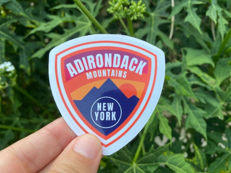 Adirondack Sticker Adventure Adirondack NY Sticker Travel | Etsy