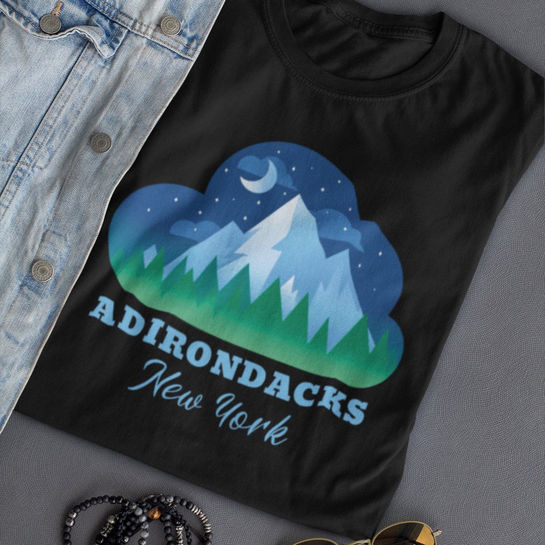 Adirondack Shirt Adventure Adirondack NY Tshirt Travel Tee Explore ...