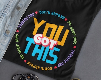 DONUT Stress, Just Do Your Best Tee / Teacher Shirt / Gift for Teachers ...