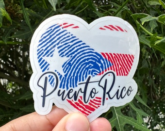 Puerto Rico, USA and Brazil Sticker, Brazil USA and Puerto Rico Sticker ...