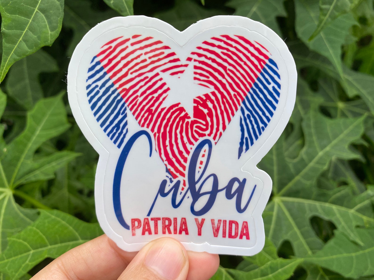 Patria Y Vida Cuba Stickers Cuba Flag Sticker Patria Y Vida - Etsy UK