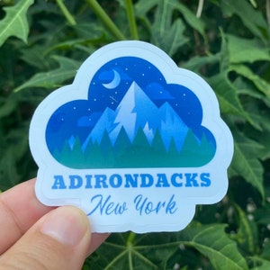 Adirondack Sticker Adventure Adirondack NY Sticker Travel Sticker ...