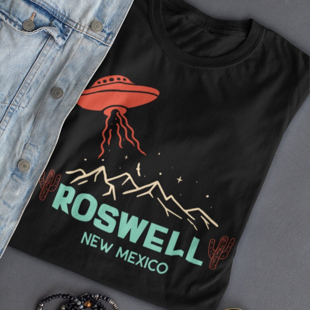 Roswell New Mexico Shirt, Roswell UFO Roswell NM Tshirt Space Alien ...