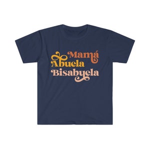 Bisabuela Shirt, Pregnancy Announcement Madre Abuela Bisabuela Tshirt ...