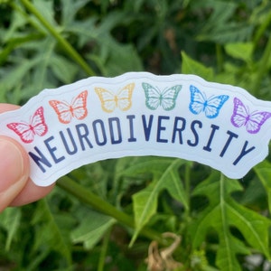 Neurodiversity Sticker, Neurodiverse ADHD Autism Autistic Teacher ...