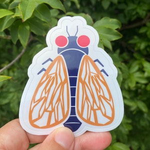 Cicada Stickers Cicadas Invasion Brood X 2021 Cicadas Sticker | Etsy