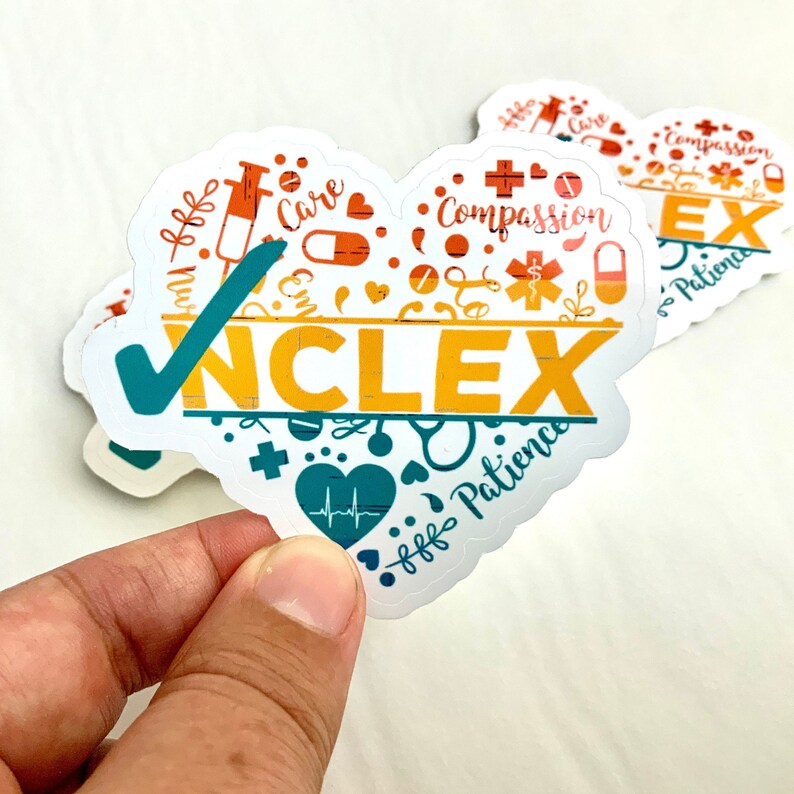 NCLEX Sticker NCLEX Future Nurse Sticker I Passed NCLEX Test Funny ...