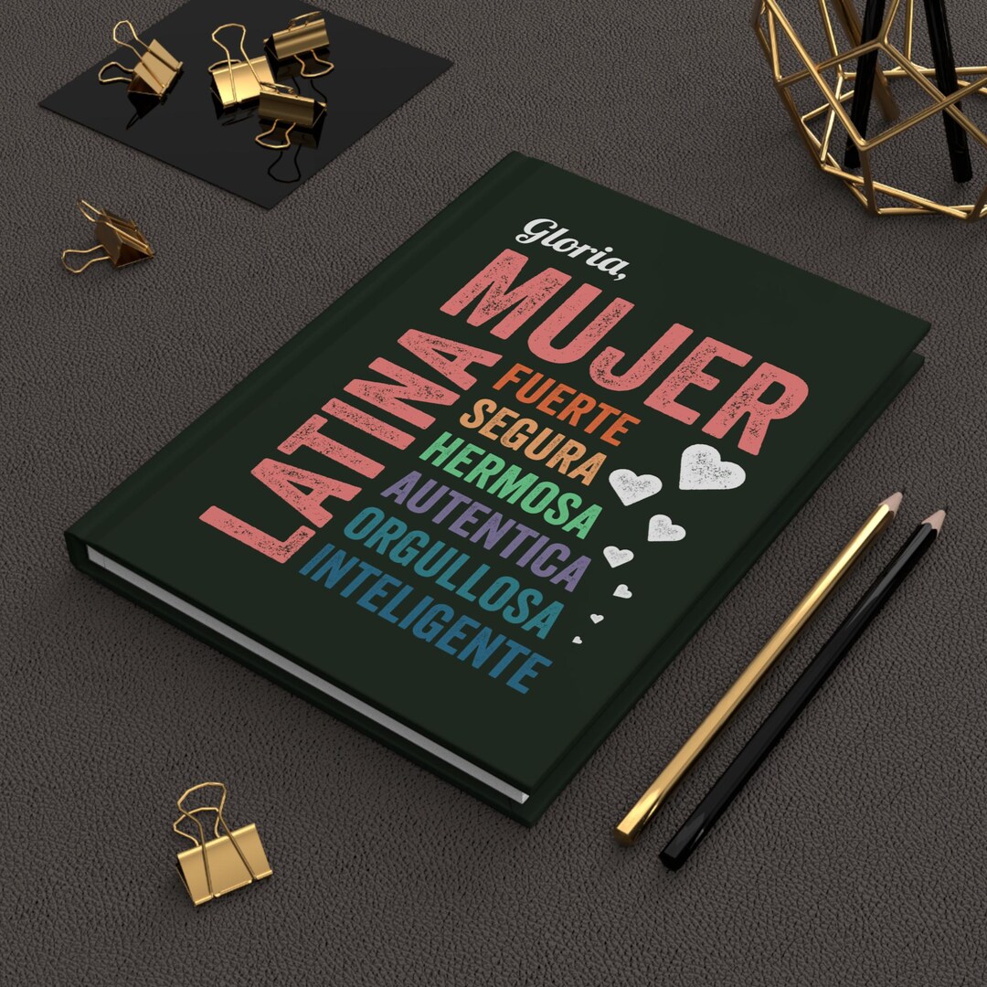 Personalized Mujer Latina Empowerment Journal, Gift for Spanish ...