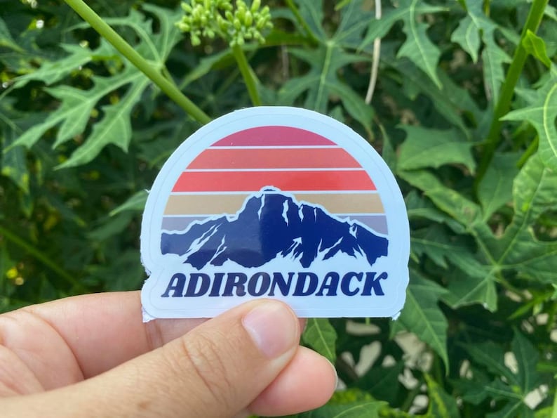 Adirondack Sticker Adventure Adirondack NY Sticker Travel Sticker ...