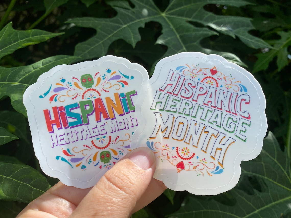 Hispanic Heritage Month Sticker Hispanic Heritage Latin | Etsy