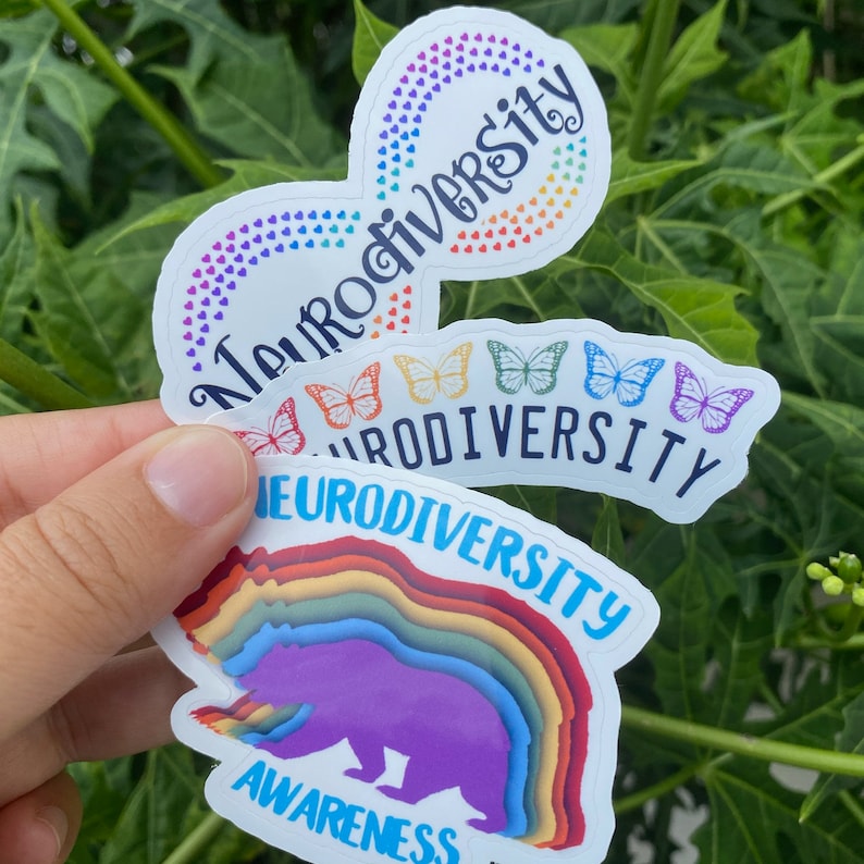 Neurodiversity Sticker Neurodiverse ADHD Autism Autistic | Etsy