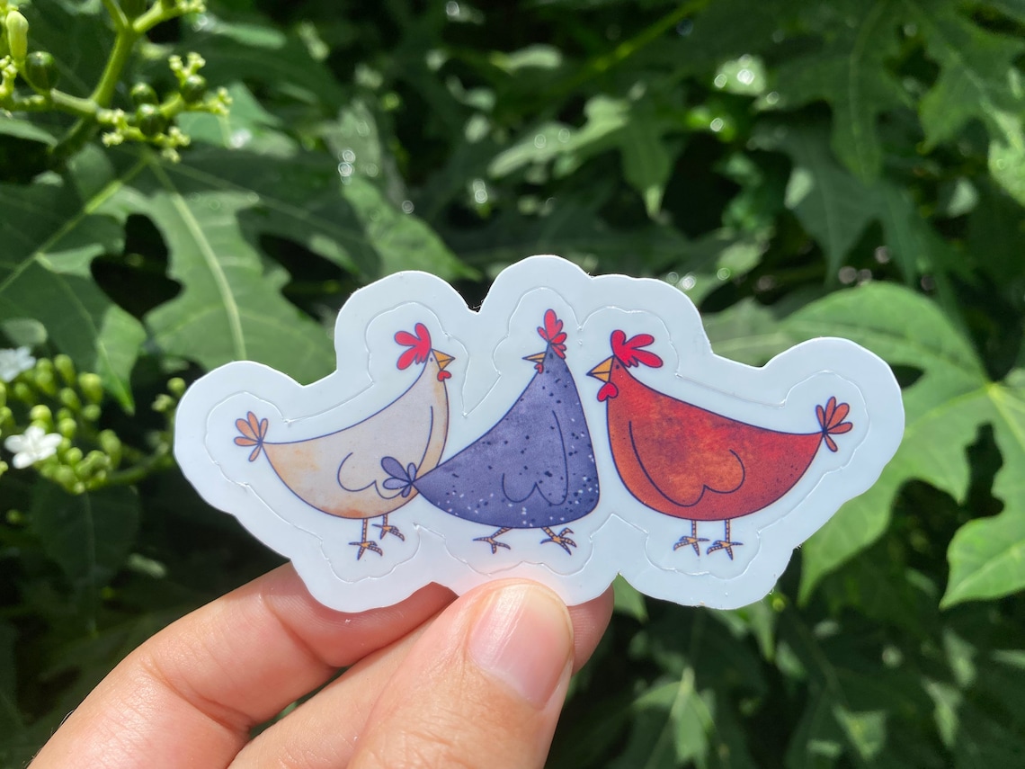 Chicken Stickers Chickens Chicken Gifts for Coop Clipart | Etsy