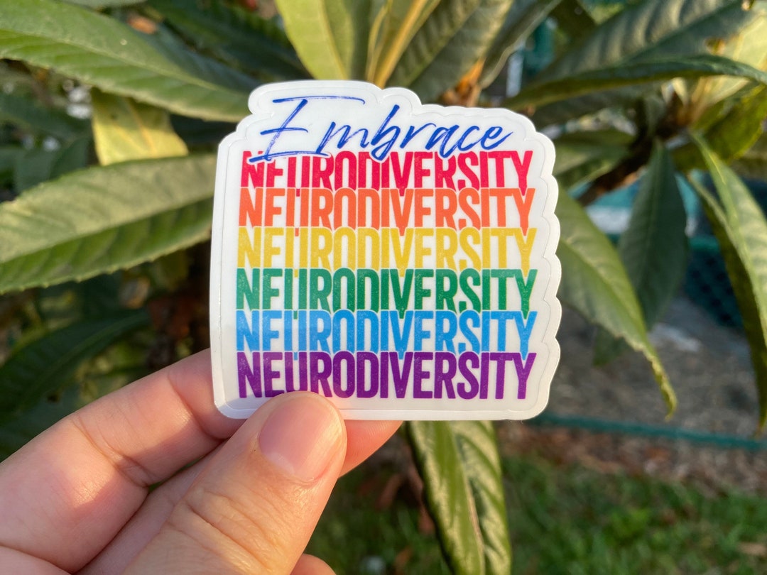 Neurodiversity Sticker, Neurodiverse ADHD Autism Autistic Teacher ...