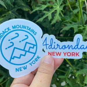 Adirondack Sticker Adventure Adirondack NY Sticker Travel Sticker ...