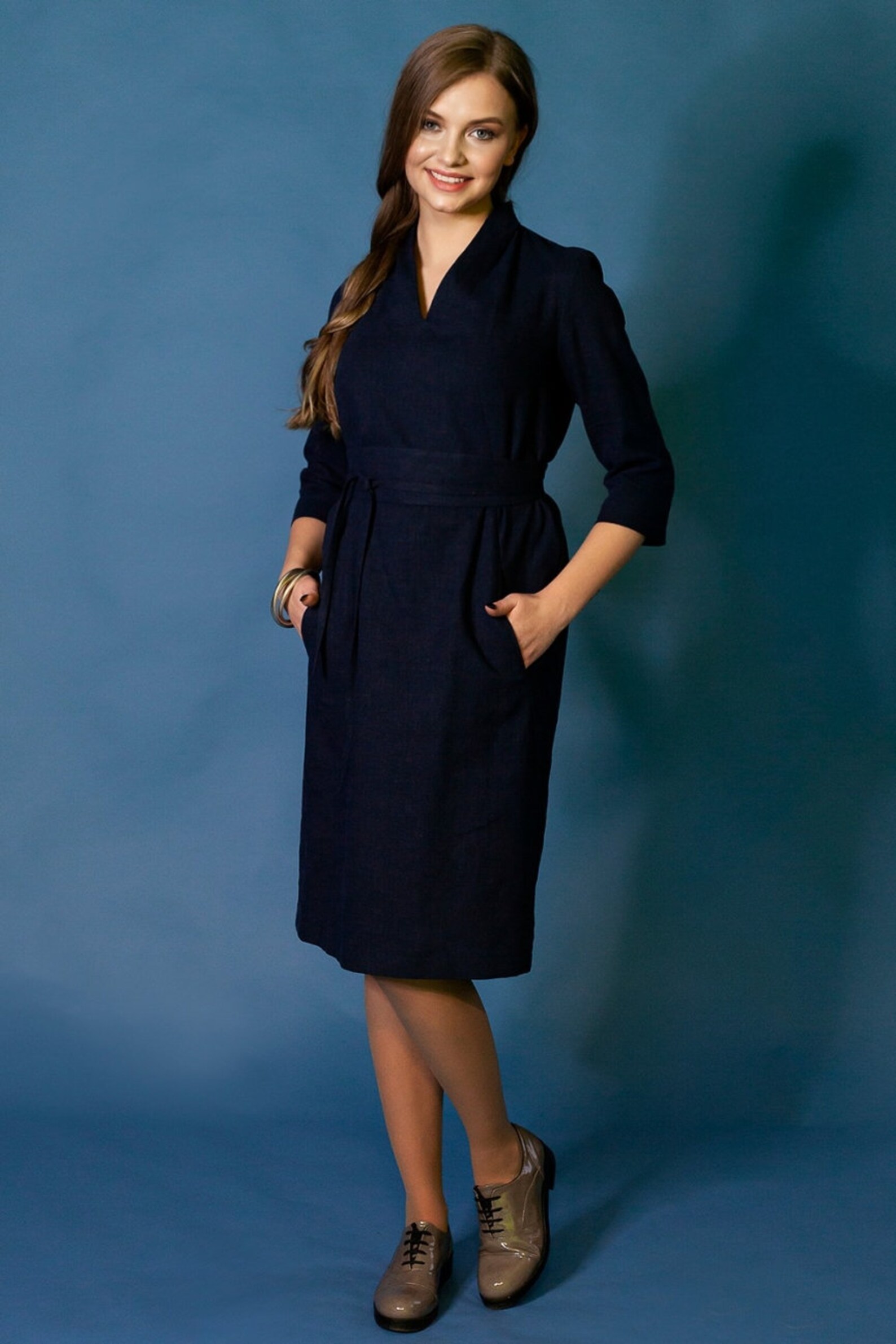 Linen Dress Women Raspberry Dress Linen Clothing Plus Size - Etsy