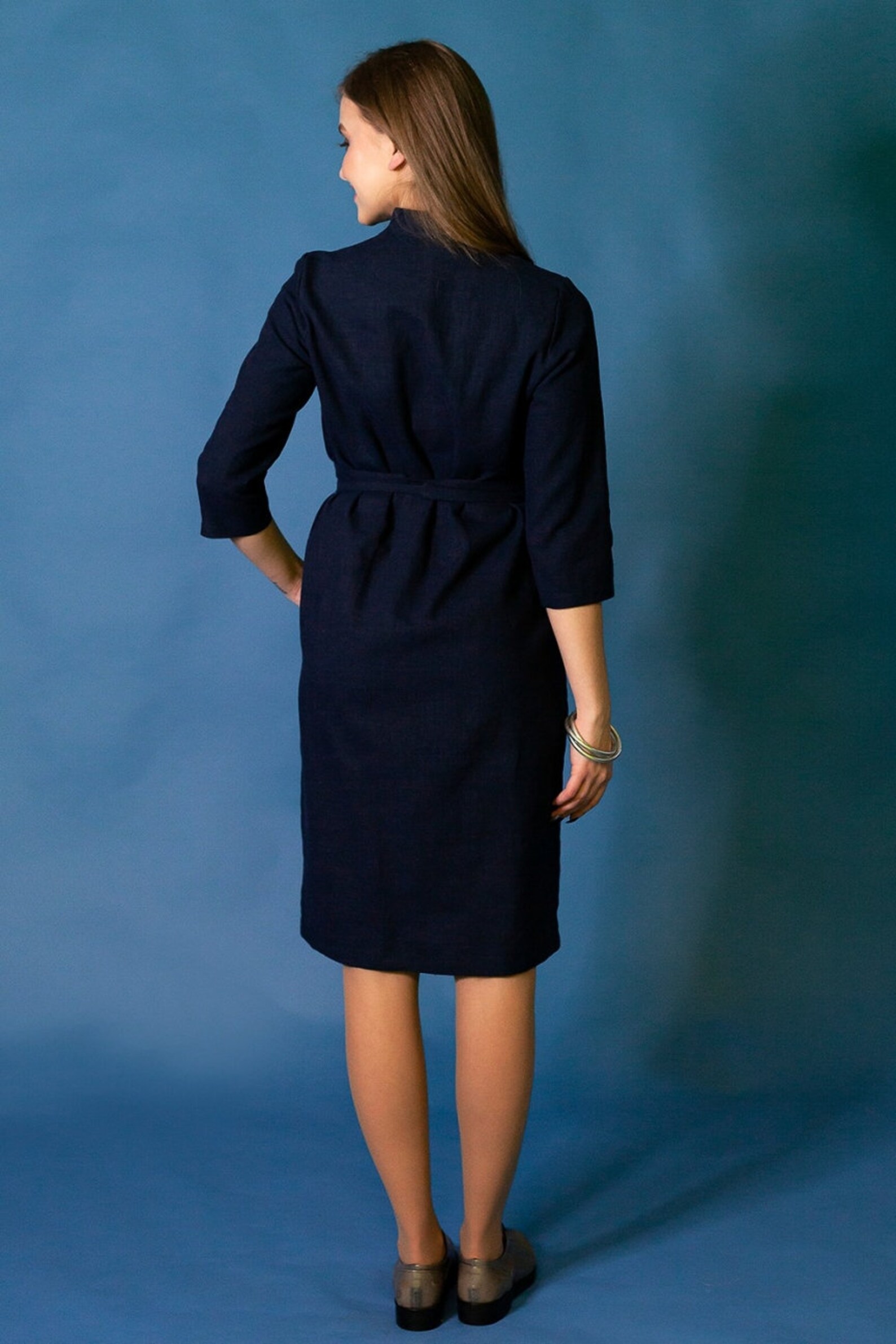 Linen Dress Women Raspberry Dress Linen Clothing Plus Size - Etsy