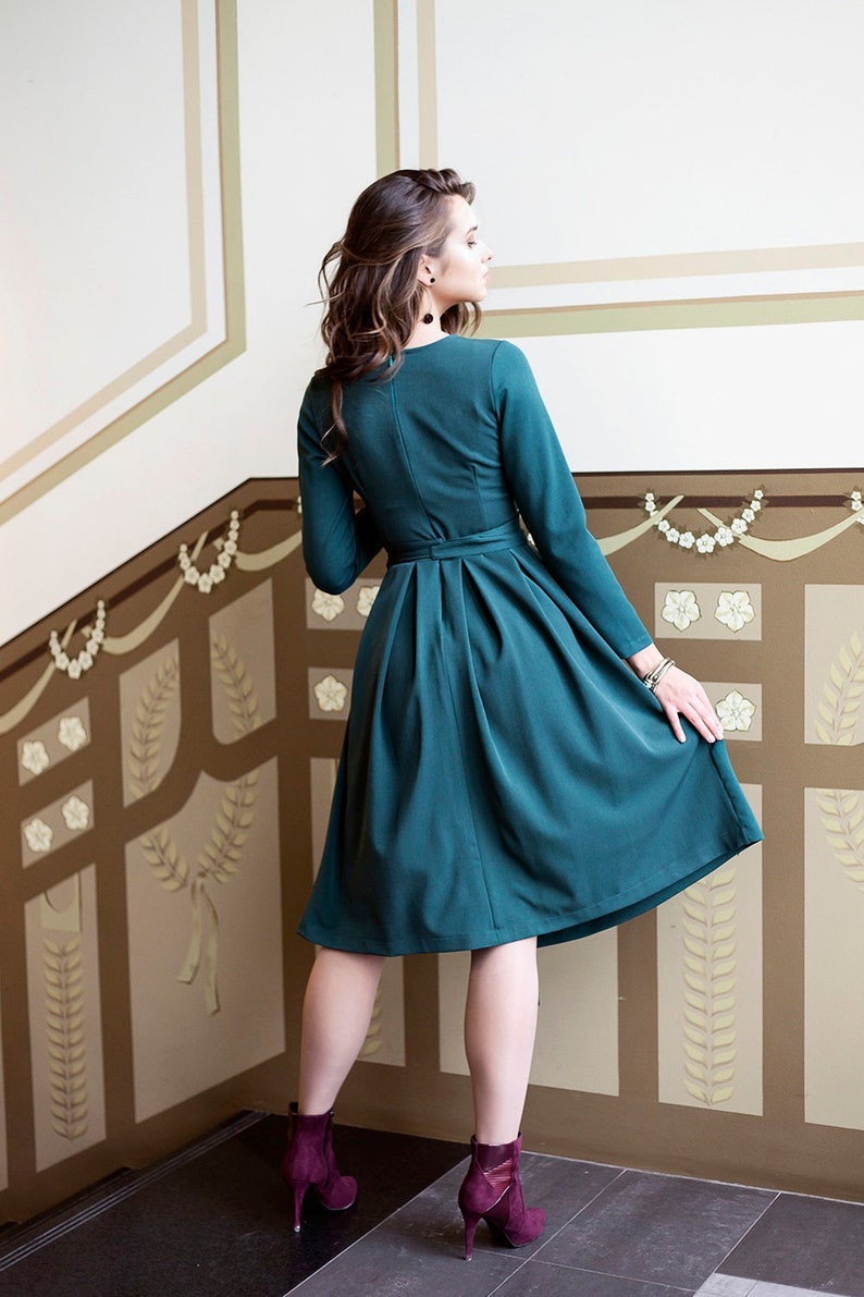 Emerald Dress, Cocktail Dress, Evening Dress, Plus Size Clothing ...