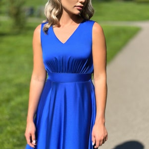 Royal Blue Queen Dress With Slit | Elegant and Alluring |stunning Long ...