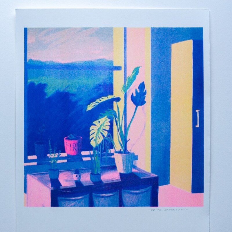 Risograph Print - Etsy